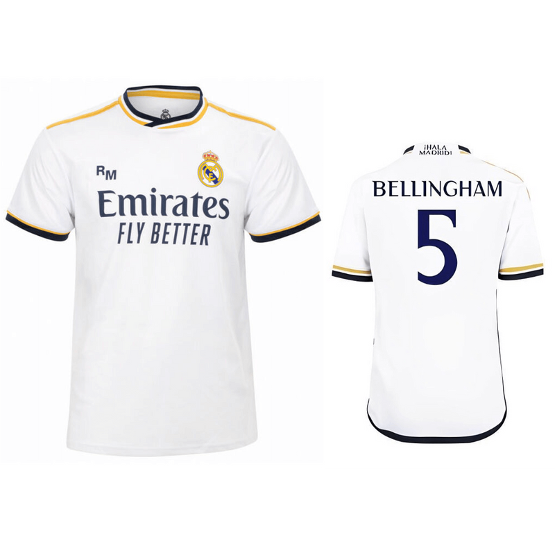 Real Madrid 23-24 prémium hazai szurkolói mez, replika - Bellingham 5 - 2XL